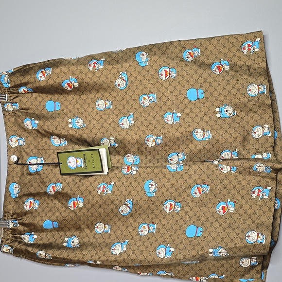 Gucci | Shorts | Gucci X Doraemon Silk Shorts Size 534 Us New With Tags ...